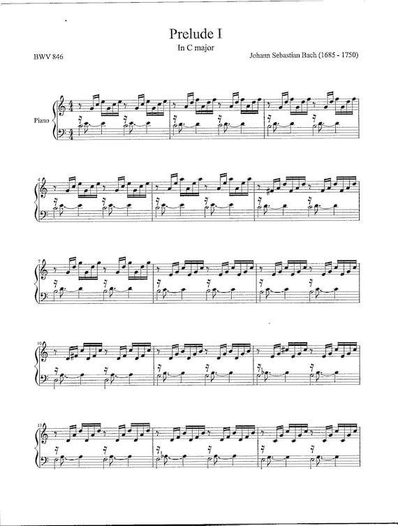 Johann Sebastian Bach Sheet Music