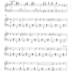 Down by the Riverside - Digital Download American Folk Song Piano Solo ...