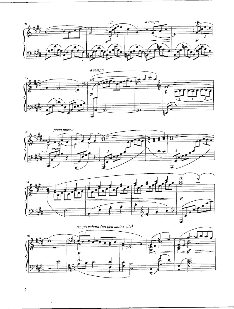 Arabesque No. 1 in E Major L.66 No.1 Piano Solo by Claude Debussy ...