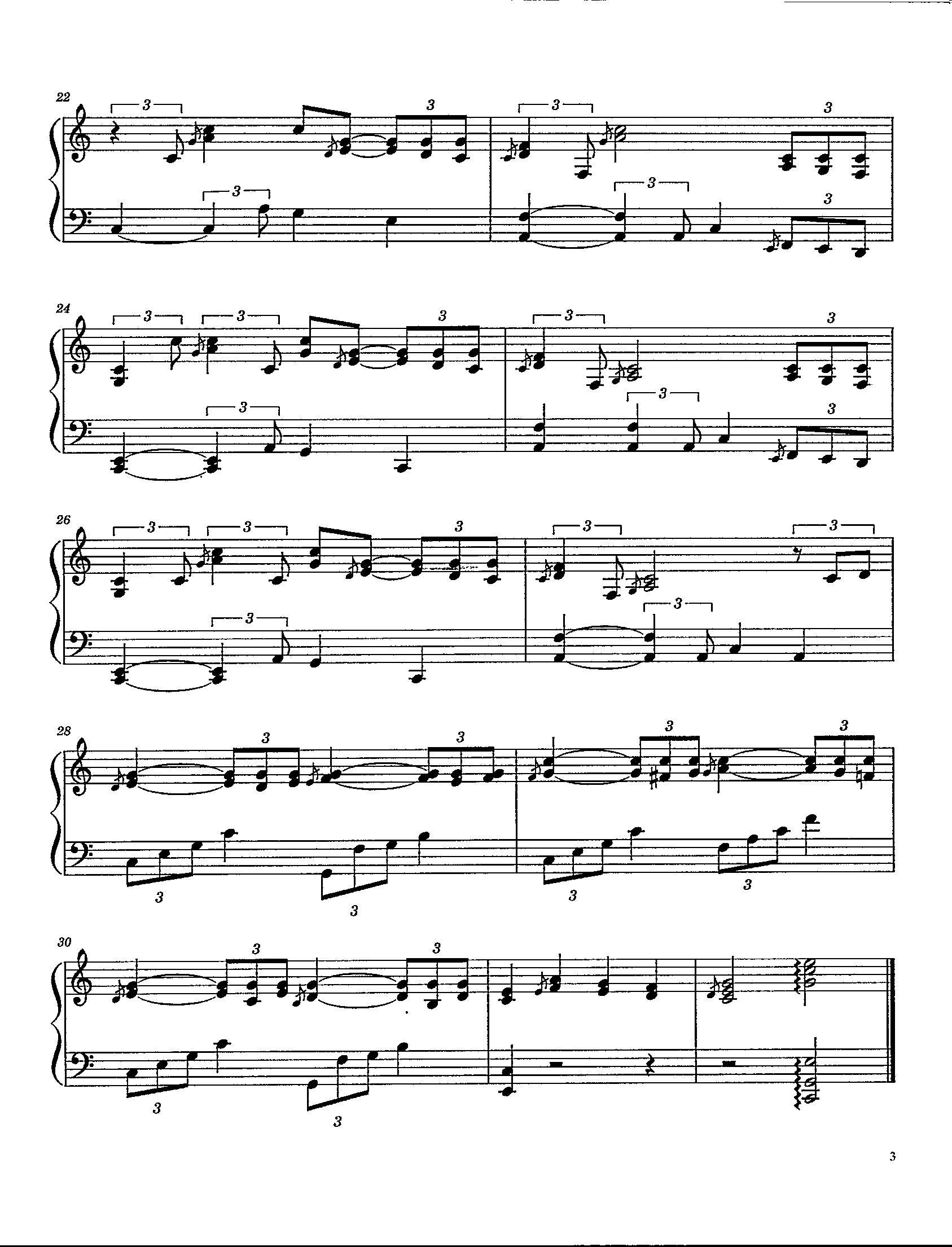 Last Date - Easy Piano by Floyd Cramer - Digital Printable - Etsy