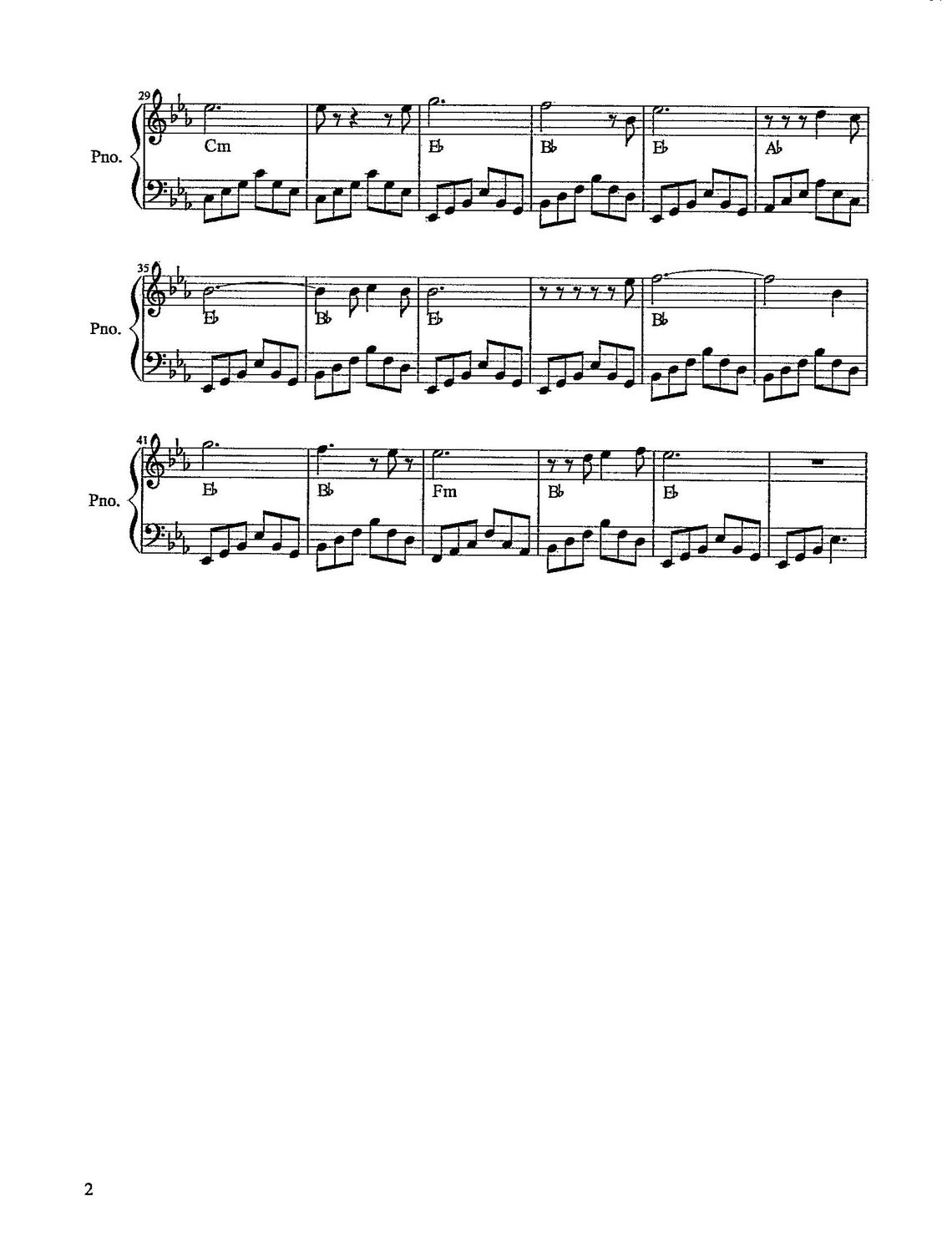 O Holy Night Piano Solo - Digital Christmas Sheet Music - Key of E Flat ...