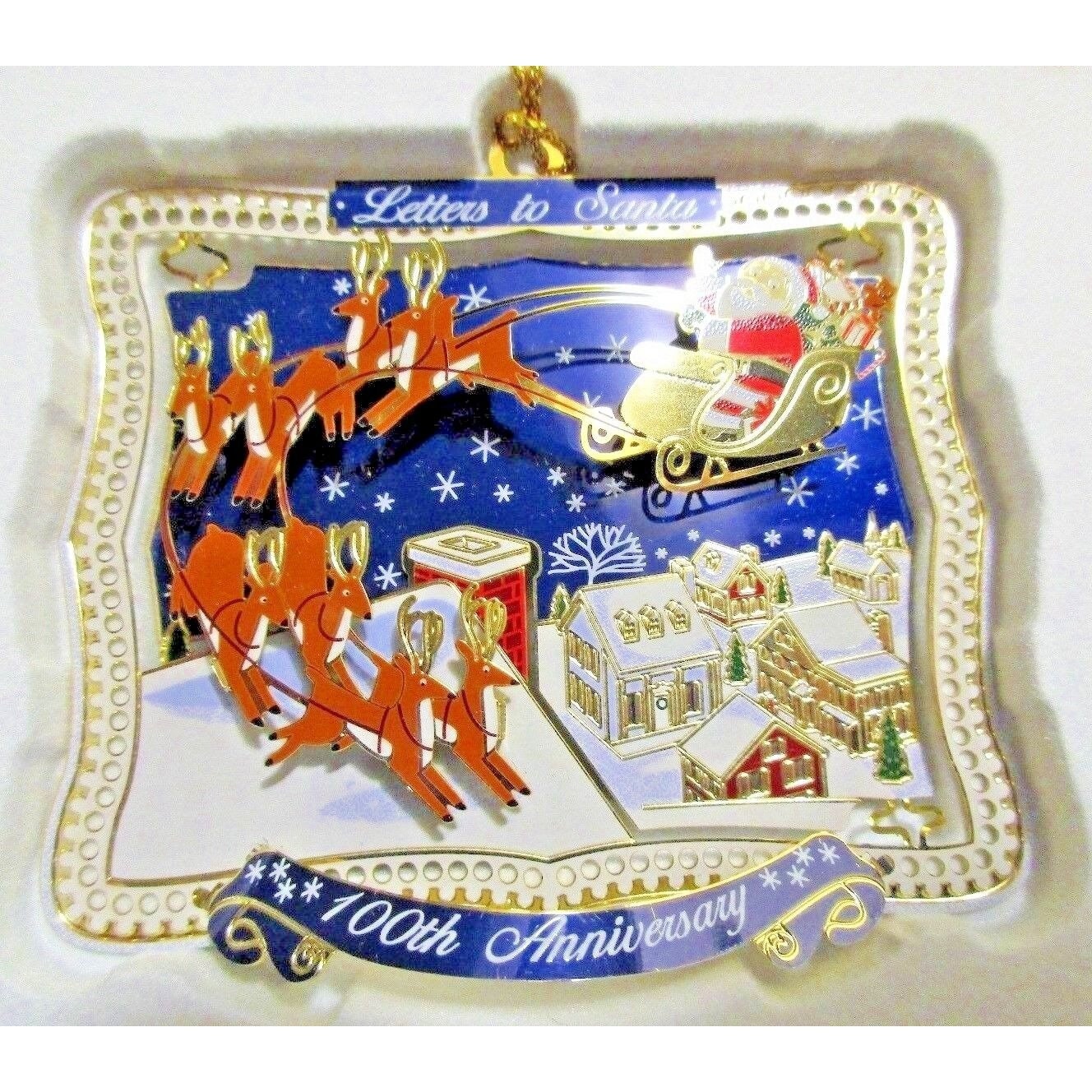 USPS 100th Anniversary Christmas Tree Decoration 1912-2012 Gift 3D ...