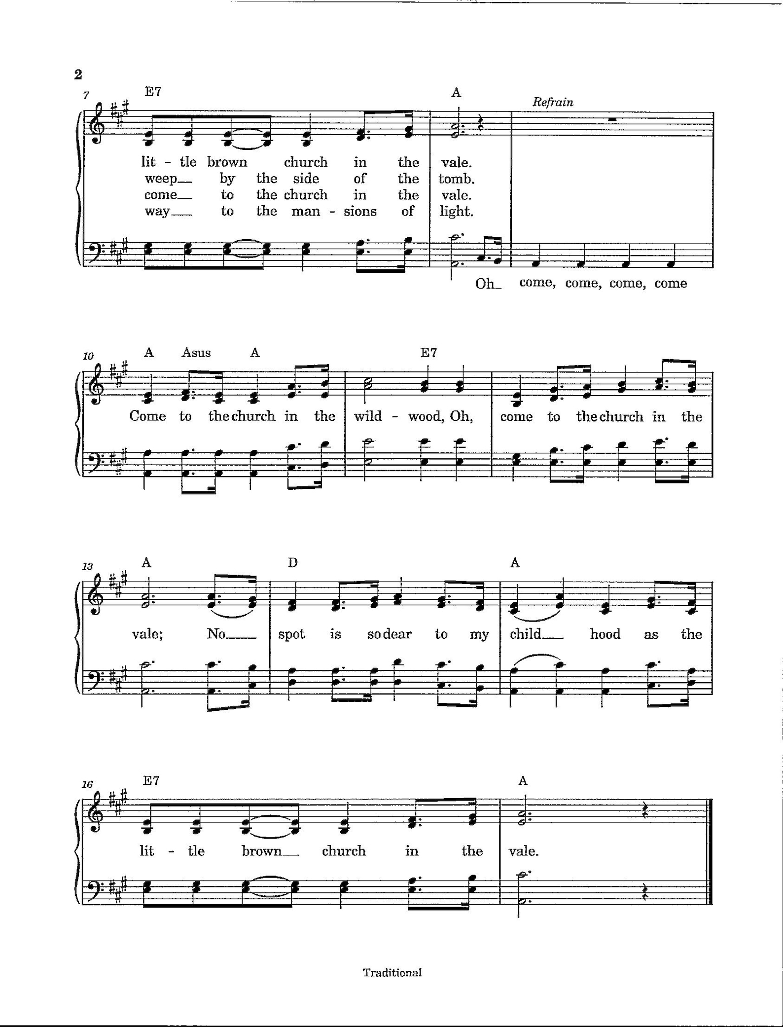 I Have Decided to Follow Jesus - Hymn Tune Digital Printable With ...
