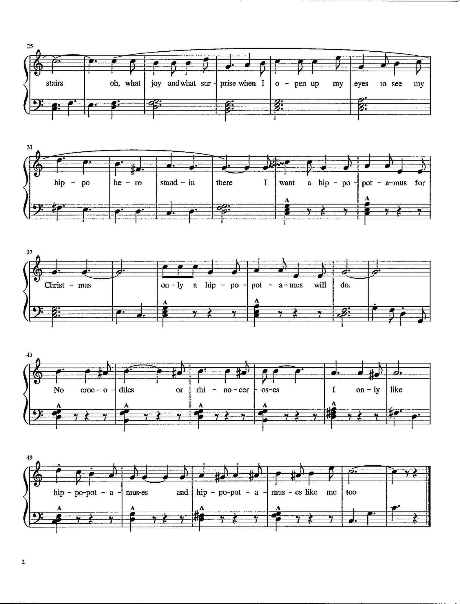 I Want a Hippopotamus for Christmas - Digital Christmas Tune With ...