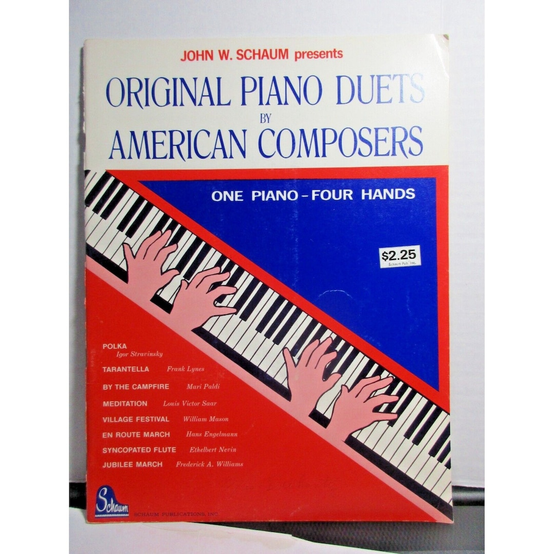 Piano - Original Piano Duets by American Composers One Piano - Four ...