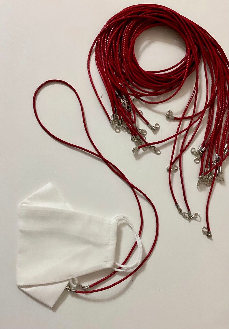 Leather Mask Rope Male and Female Face Mask Holder Unisex - Etsy