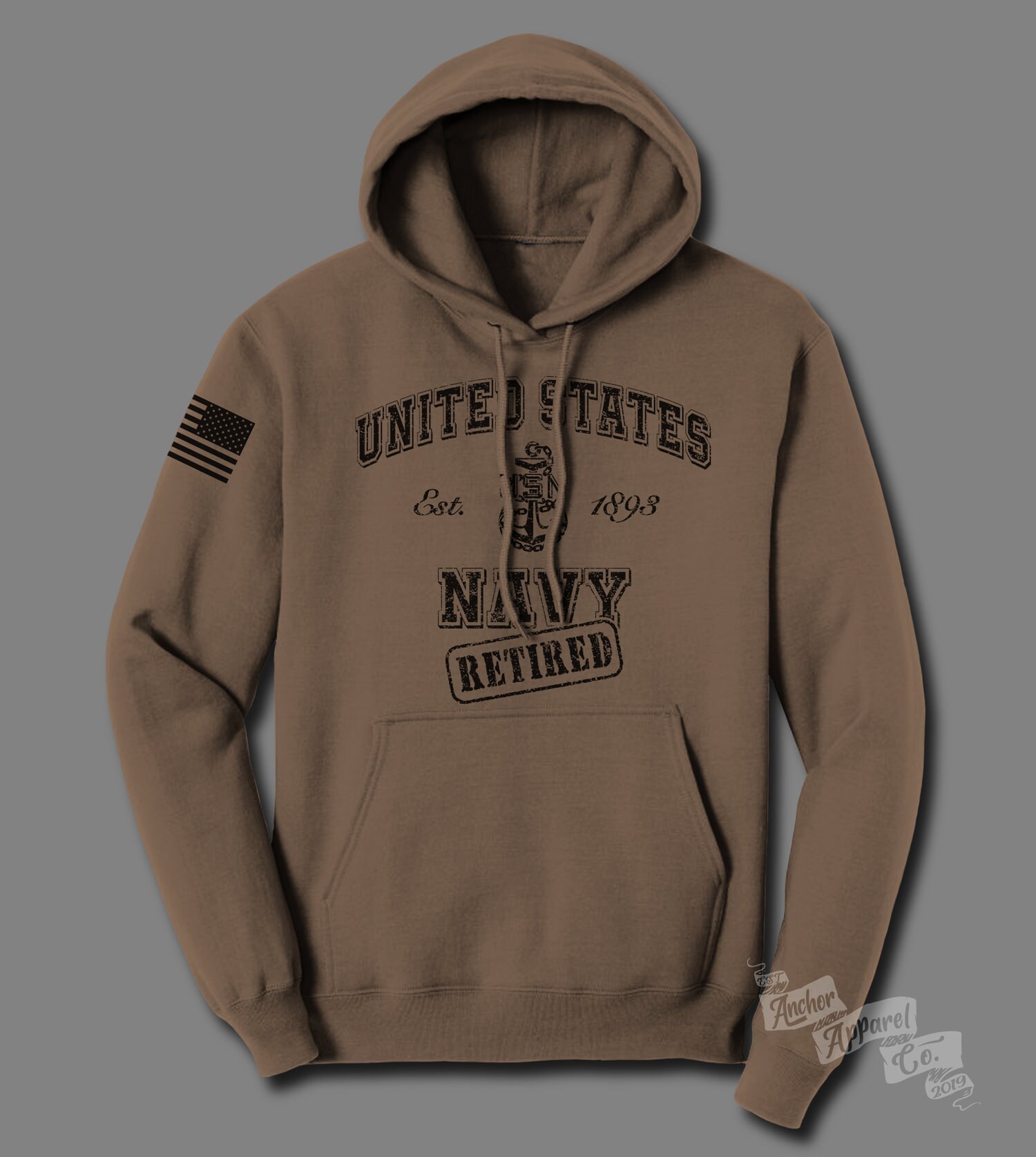 Tan RETIRED NAVY Chief Senior Chief and Master Chief Anchor - Etsy