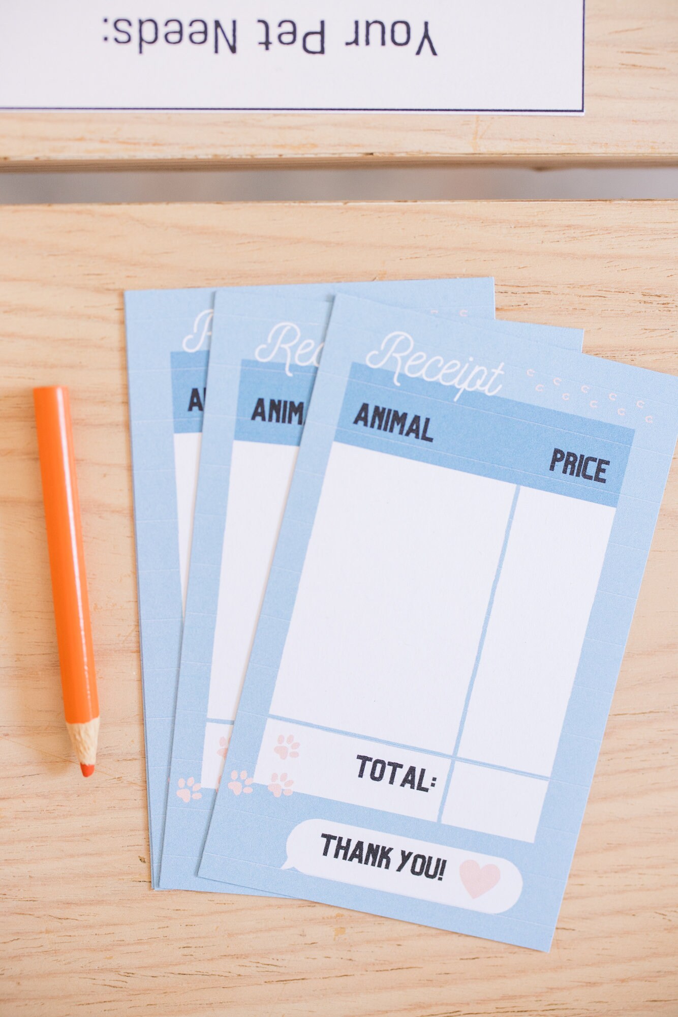 PRINTABLE Dramatic Play Pet Shop | Printable Play for 3 - 8 Years ...