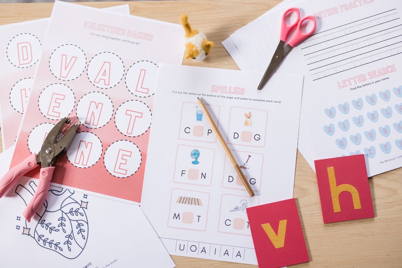 Printable Valentine's Day Activities | Preschool + Kindergarten ...