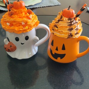 Candy Corn Mug Topper Halloween Candy Corn Mug Topper - Etsy
