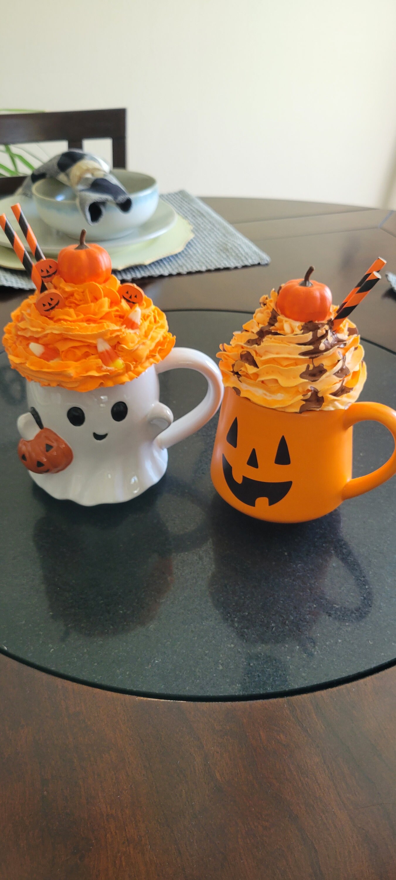 Candy Corn Mug Topper Halloween Candy Corn Mug Topper - Etsy