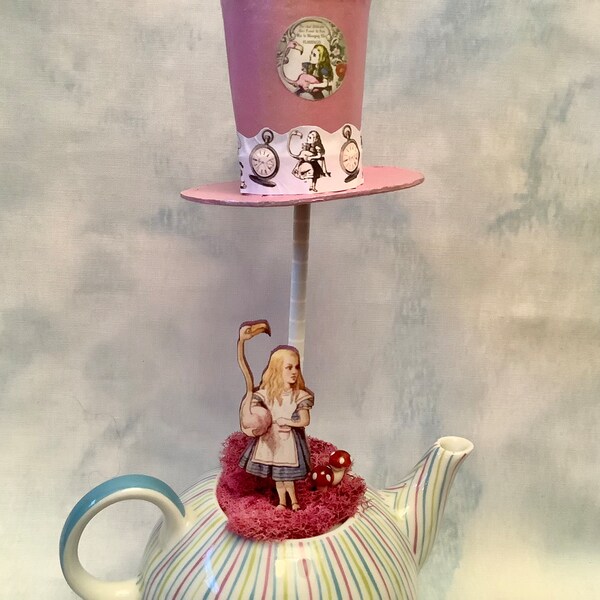 Alice in Wonderland Teapot - Etsy