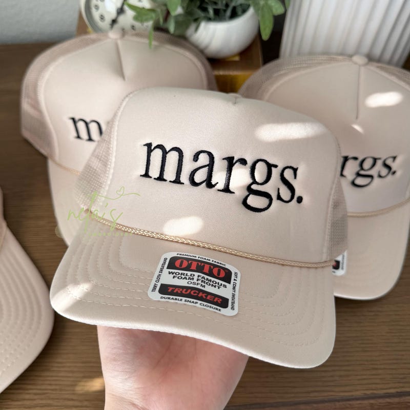 Embroidered Margs Hat - Etsy