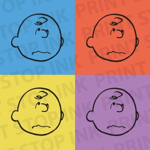 Charlie Brown Digital Download, "pop Art" Andy Warhol Print, Charlie ...