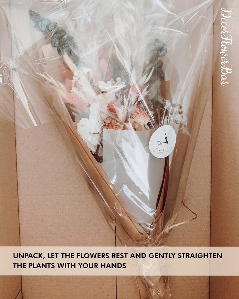 Dried Flowers Rustic Wedding Bouquet Preserved Roses Dried - Etsy