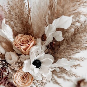 Tender Wedding Bouquet, Rustic Bundle Bunch for Bride of Bridesmaids ...