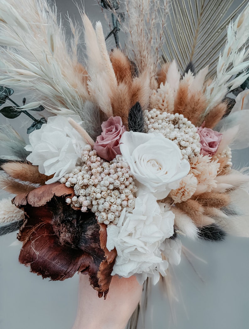 Boho Dried Flowers Handmade Home Decor Floral Bunch Cute Eco - Etsy