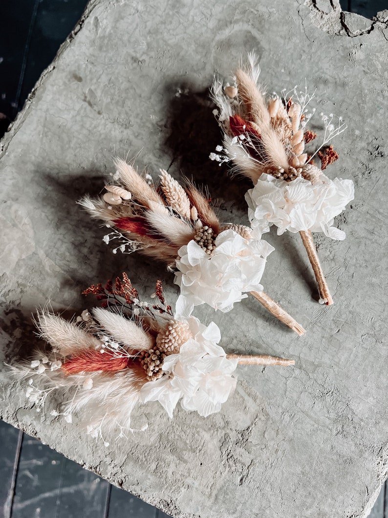 Boho Wedding Bouquet Boho Bridal Bouquet Dried Flower - Etsy