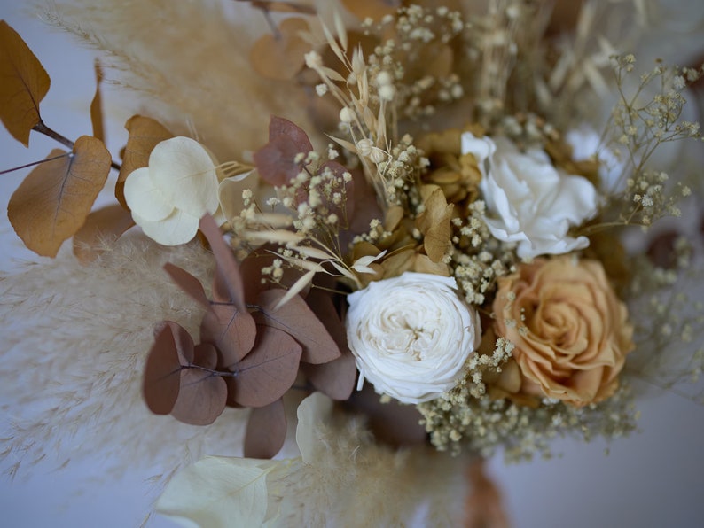 Rustic Orange Wedding Autumn Bouquet Boho Bouquet Champagne - Etsy