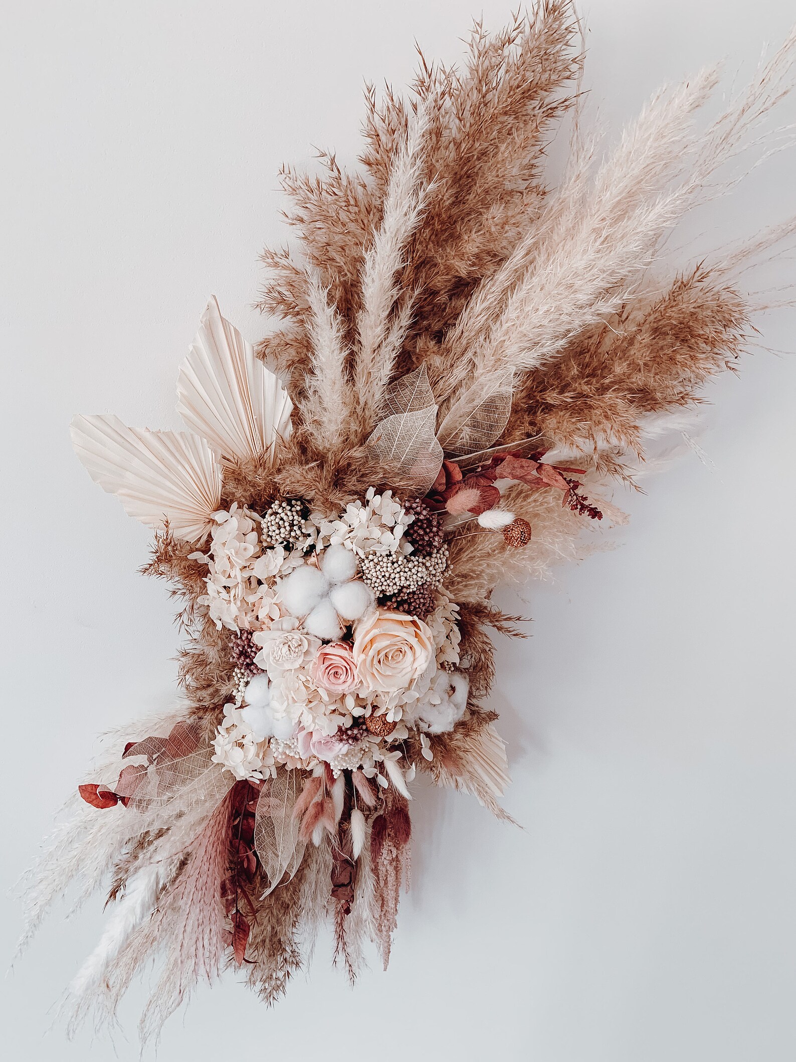 Wedding Arch Dried Flowers Arrangements Rustic Boho Arches - Etsy