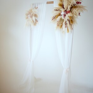 Boho Wedding Arch Dried Flowers Arrangement Rustic Arches - Etsy