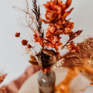 Rustic Dried Flowers Table Bouquet, Preserved Wedding Centerpiece ...