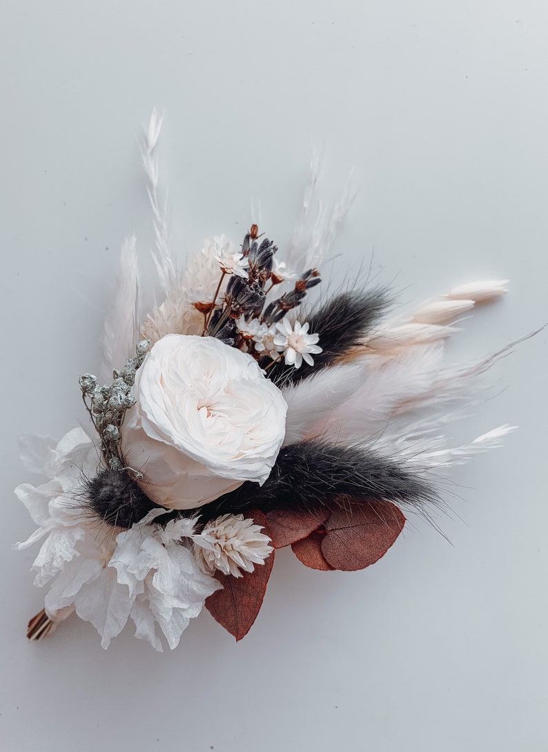 Dried Flowers Rustic Wedding Bouquet Preserved Roses Dried - Etsy