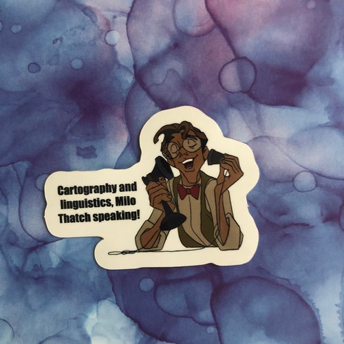 The Heart of Atlantis Kida Milo Thatch Disney Inspired Art - Etsy