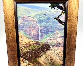 Waimea Canyon Photo Print, Kauai Hawaii, Copper Wood Frame 5x7 - Etsy