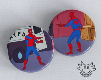 Spiderman Meme Pins - Etsy