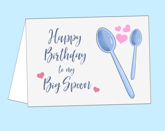 Happy Birthday Spoon | Etsy