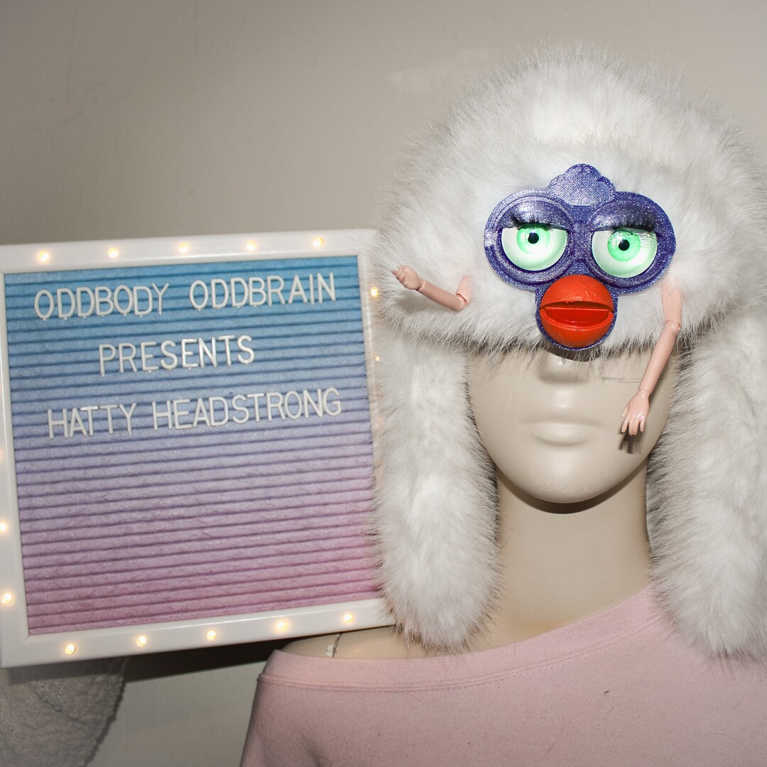 Hatty Headstrong Oddbody Oddbrain Fuzzy Hat - Etsy
