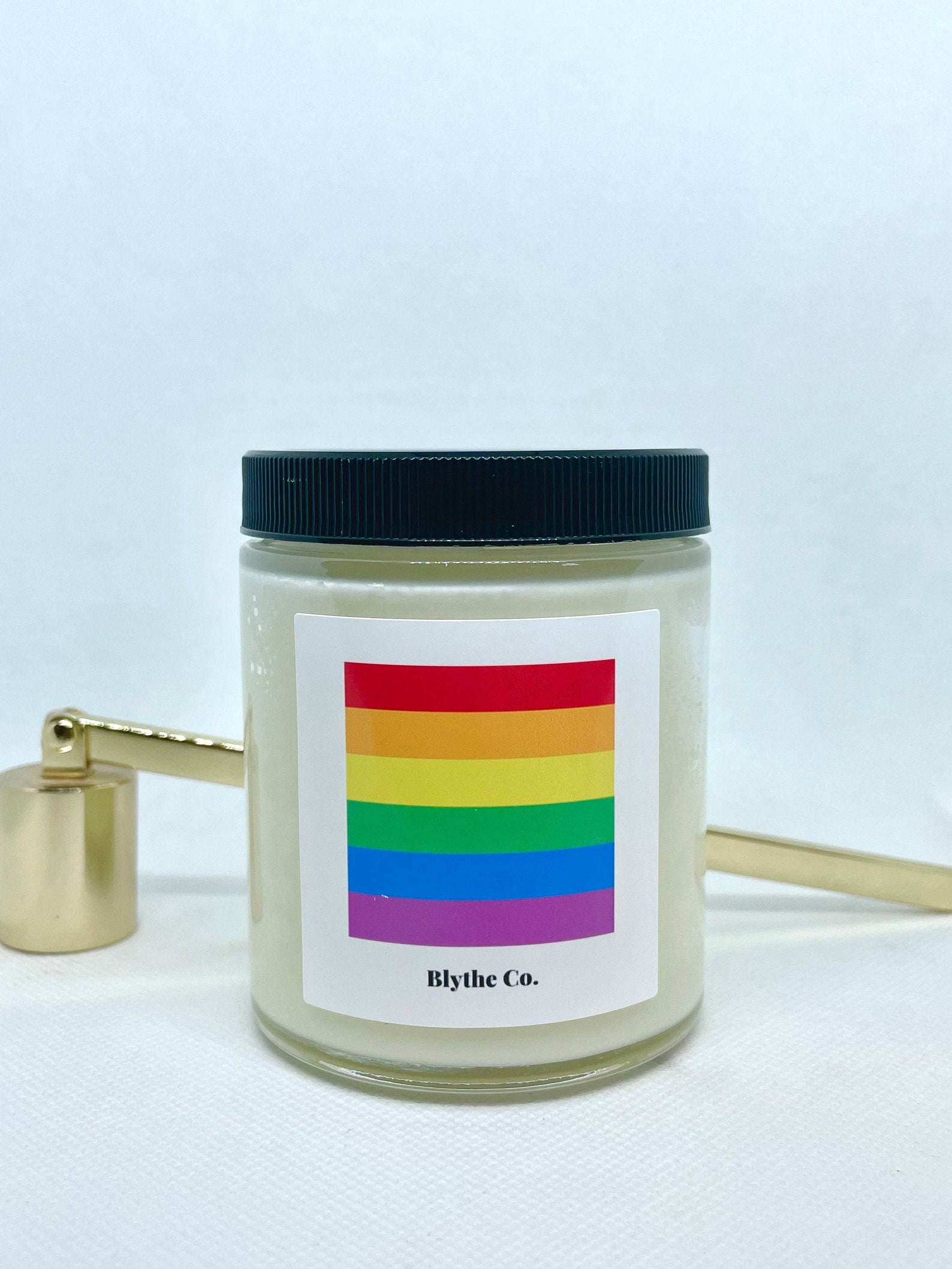 Pride Flag Candle Bi Pride Candle Trans Pride 6 oz Soy | Etsy
