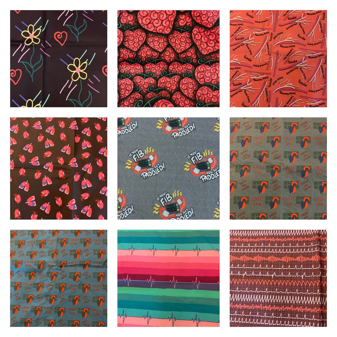 Cardiac/heart Scrub Caps - Etsy