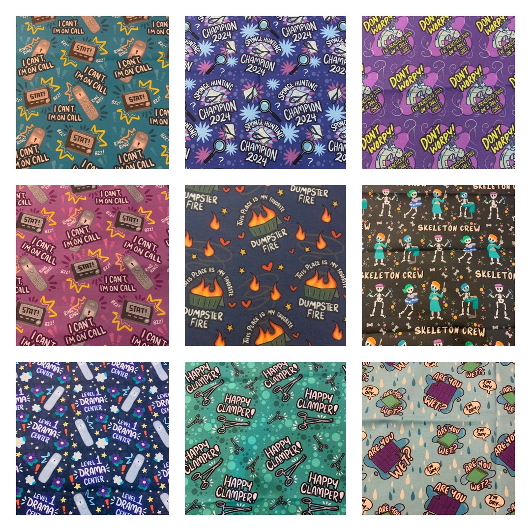 Operating Room Scrub Caps - Etsy