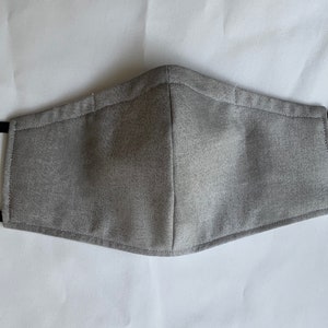 Faded Gray Face Mask - Etsy