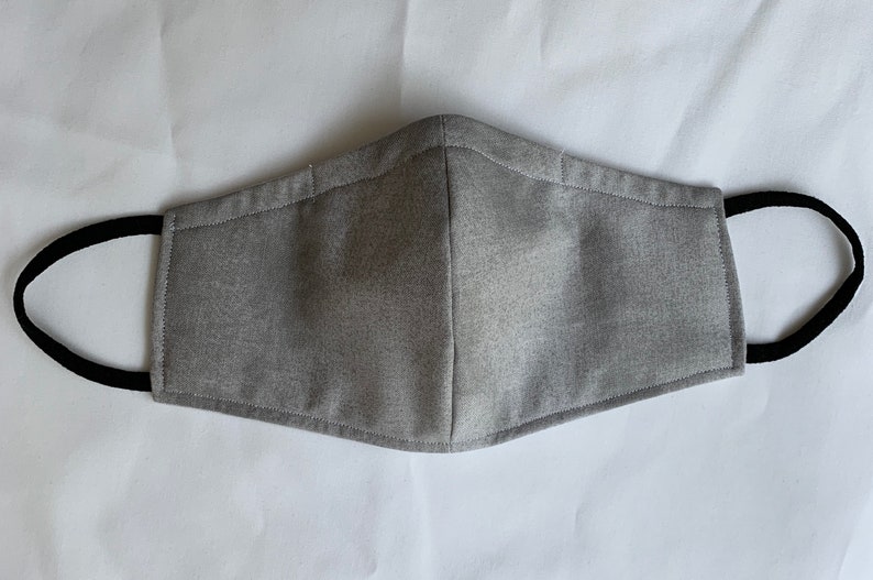 Faded Gray Face Mask - Etsy