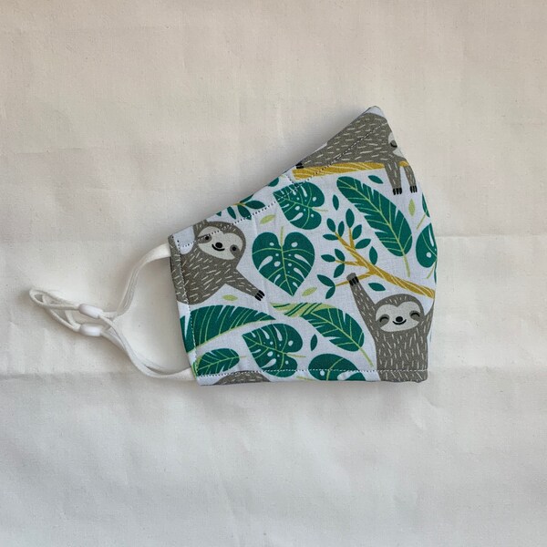 Sloth Face Mask - Etsy
