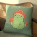 Cute Frog Wearing Toadstool Hat Shy Toad With Mushroom - Etsy