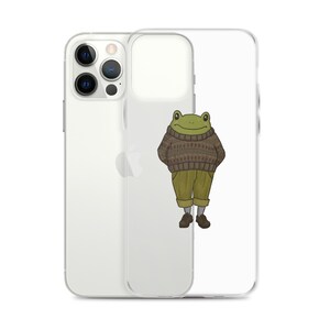 Hipster Frog iPhone Case, Cute Froggy Wearing Knitted Sweater, Vintage ...