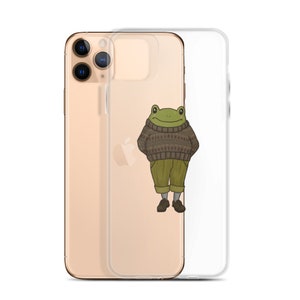 Hipster Frog iPhone Case, Cute Froggy Wearing Knitted Sweater, Vintage ...