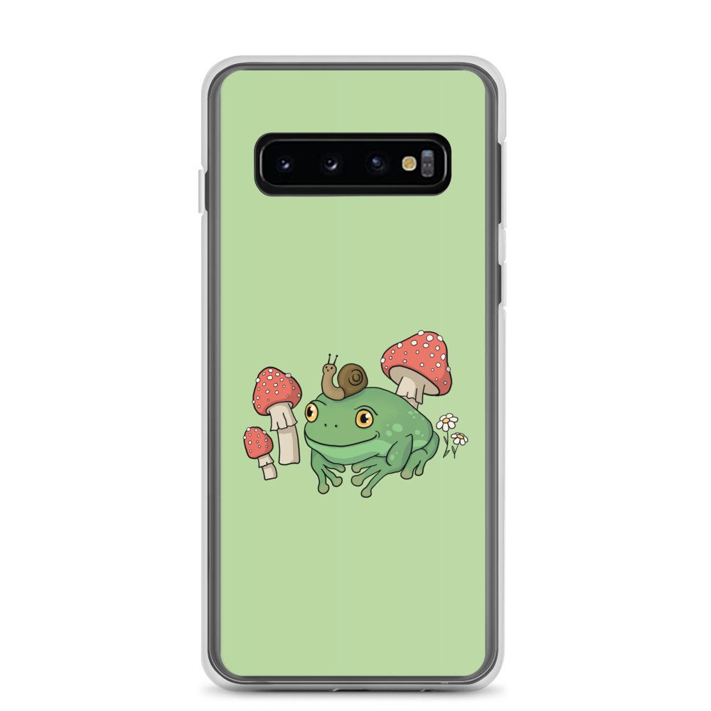 Cottagecore Aesthetic Frog Snail Hat and Mushrooms. Funny Toad | Etsy