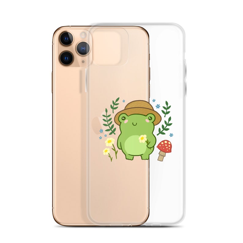 Funny Teens Cottagecore Frog Phone Case Cute Green Frog With - Etsy