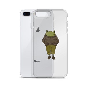 Hipster Frog iPhone Case, Cute Froggy Wearing Knitted Sweater, Vintage ...