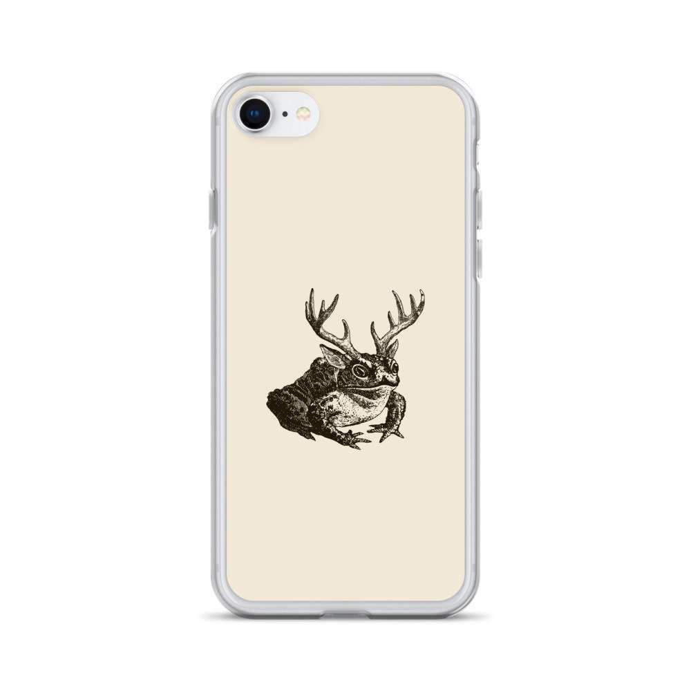 Goblincore Frog with Antlers Toad has Horns & Fairy Ears | Etsy