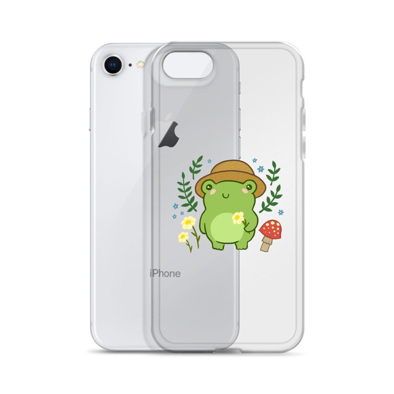 Funny Teens Cottagecore Frog Phone Case Cute Green Frog With - Etsy