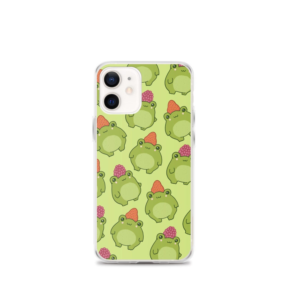 Strawberry Raspberry Frog Hats Kawaii Cottagecore Aesthetic | Etsy