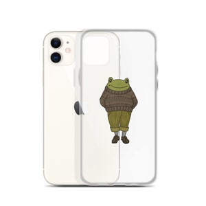 Hipster Frog Iphone Case Cute Froggy Wearing Knitted Sweater - Etsy