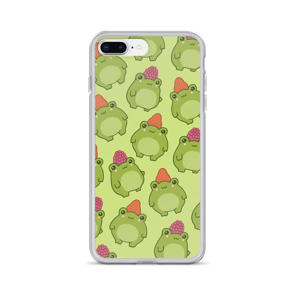 Strawberry Raspberry Frog Hats Kawaii Cottagecore Aesthetic | Etsy