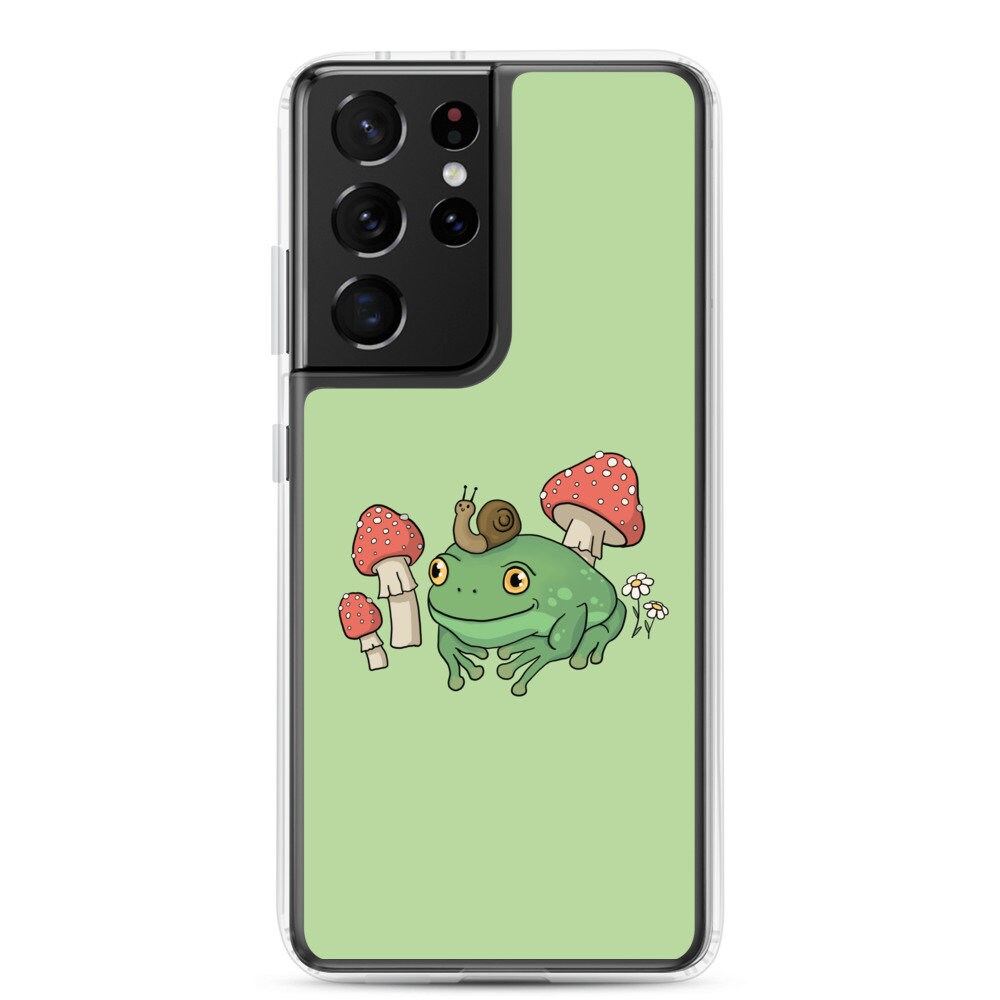 Cottagecore Aesthetic Frog Snail Hat and Mushrooms Funny - Etsy